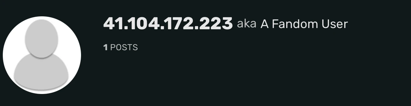 Does fandom really use IP addresses | Fandom