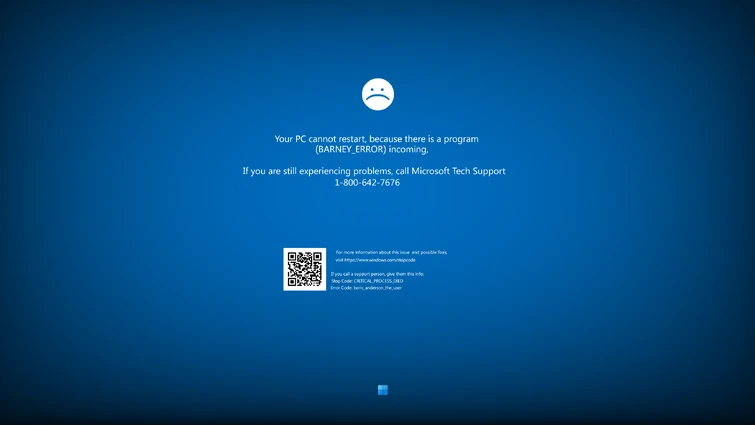 I Made My Version of Windows 11 BSOD Screen | Fandom