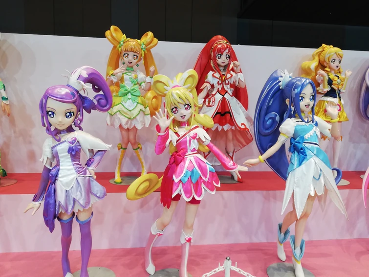 【All Pretty Cure Exhibition Yokohama】Life-size mannequins of PreCure ...