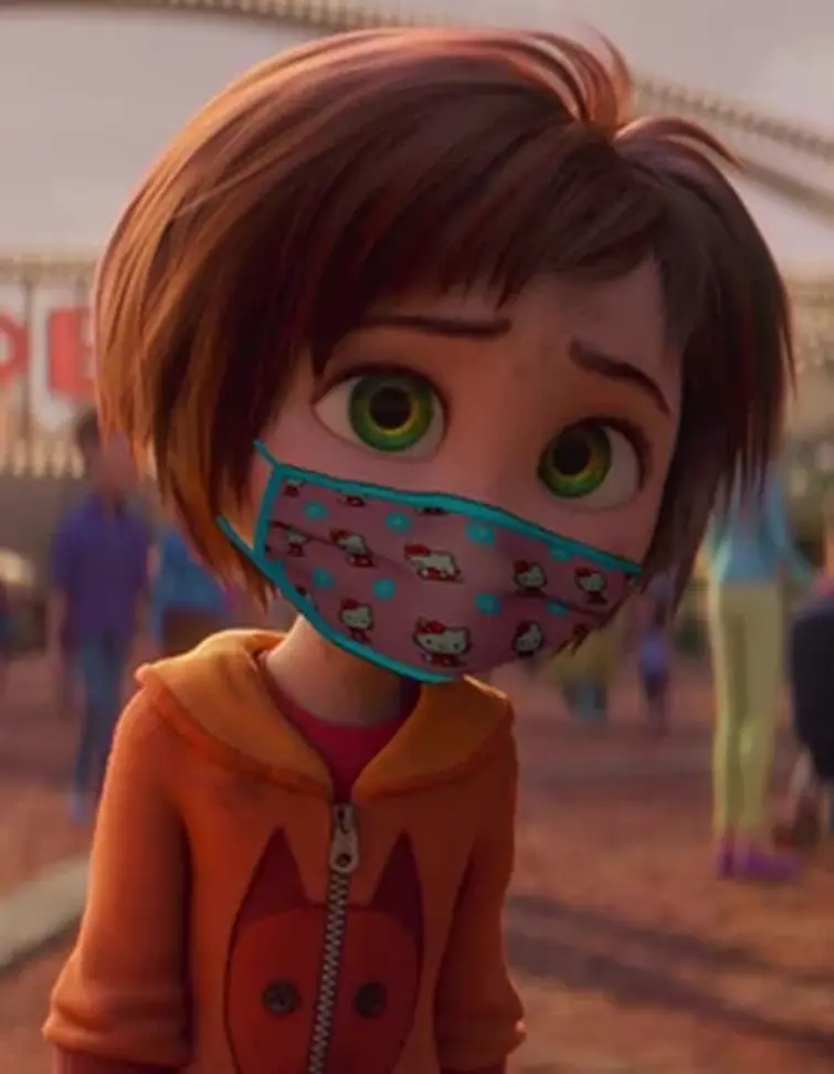 June Bailey from Wonder Park with her COVID-19 Mask | Fandom