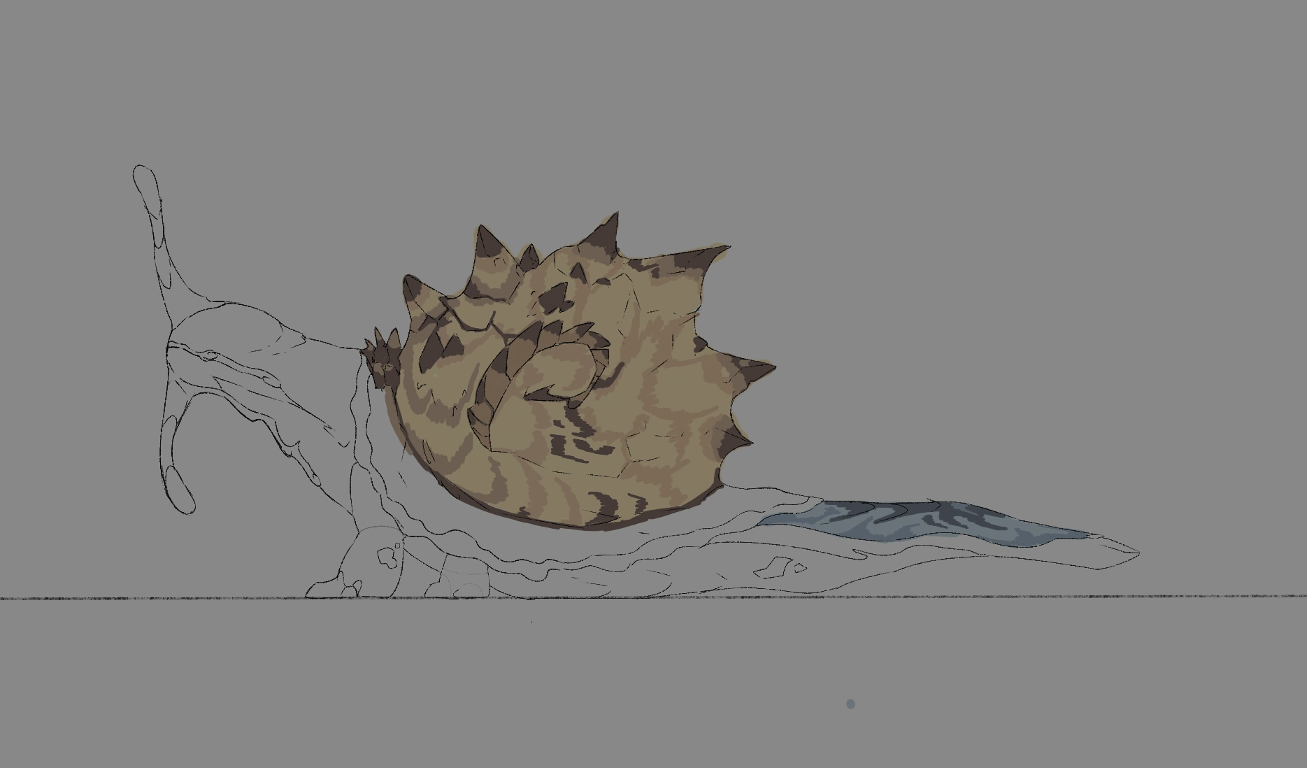 snail slug creature wip | Fandom