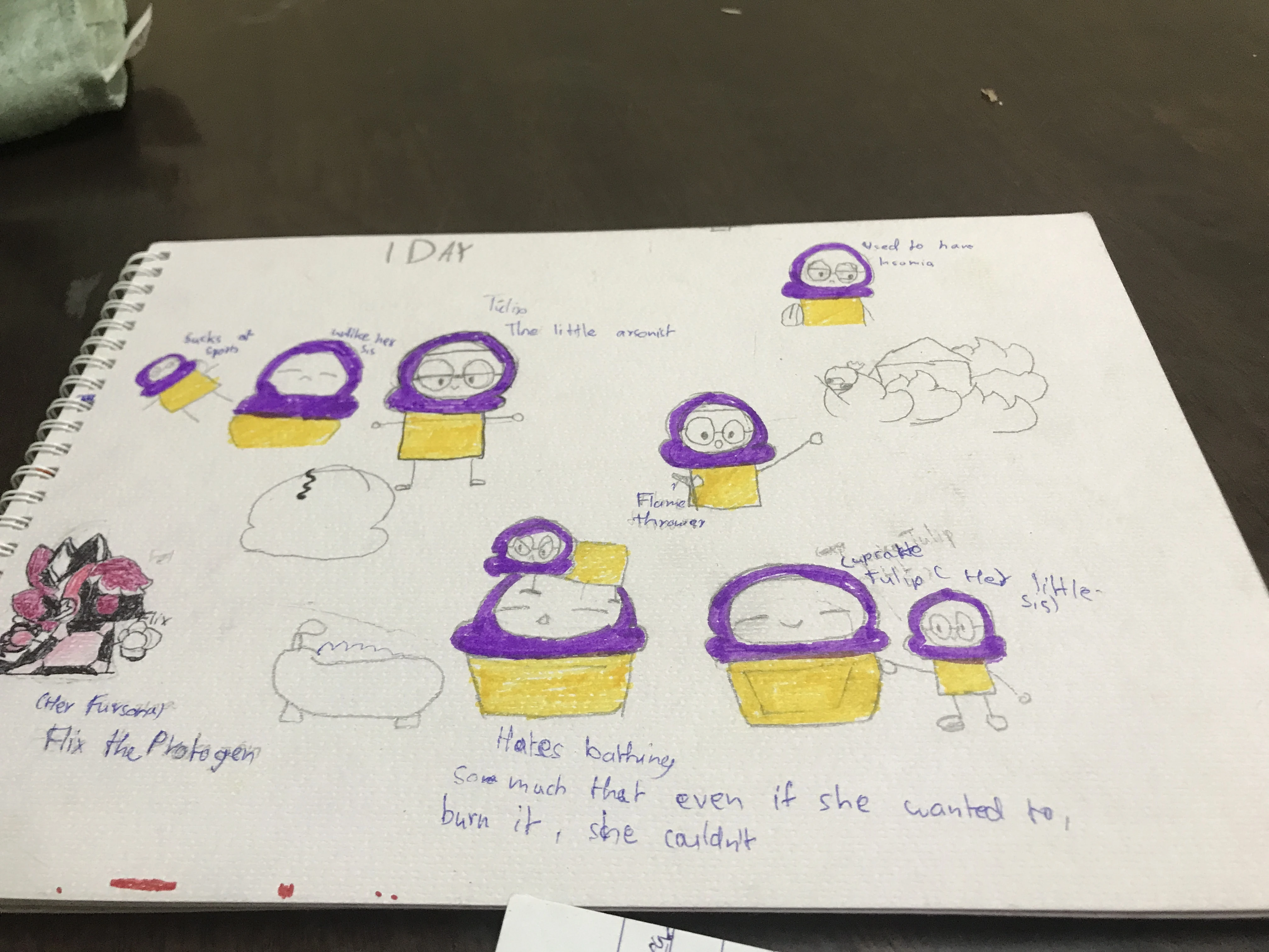 Draw da lil arsonist and her sis (if u wanna) | Fandom