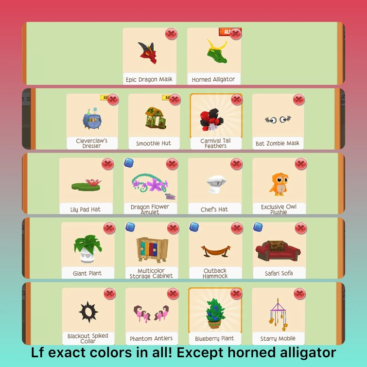 Lf these items | Fandom