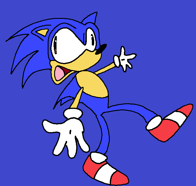 doodle of blue mouse | Fandom