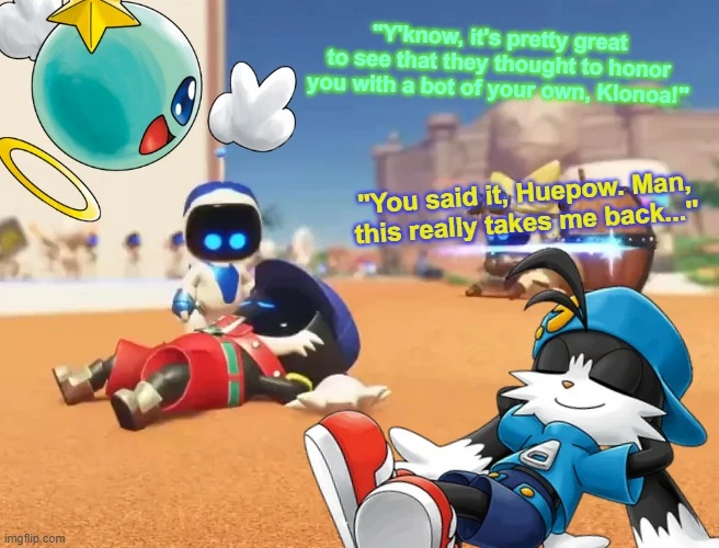 I promise this will be the last time I bring up Klonoa's Astro Bot ...