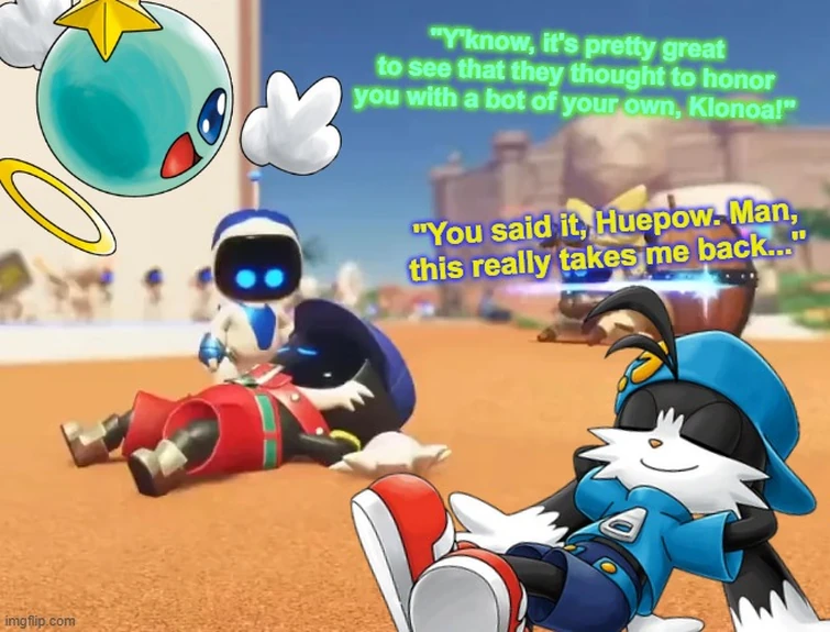 I promise this will be the last time I bring up Klonoa's Astro Bot ...