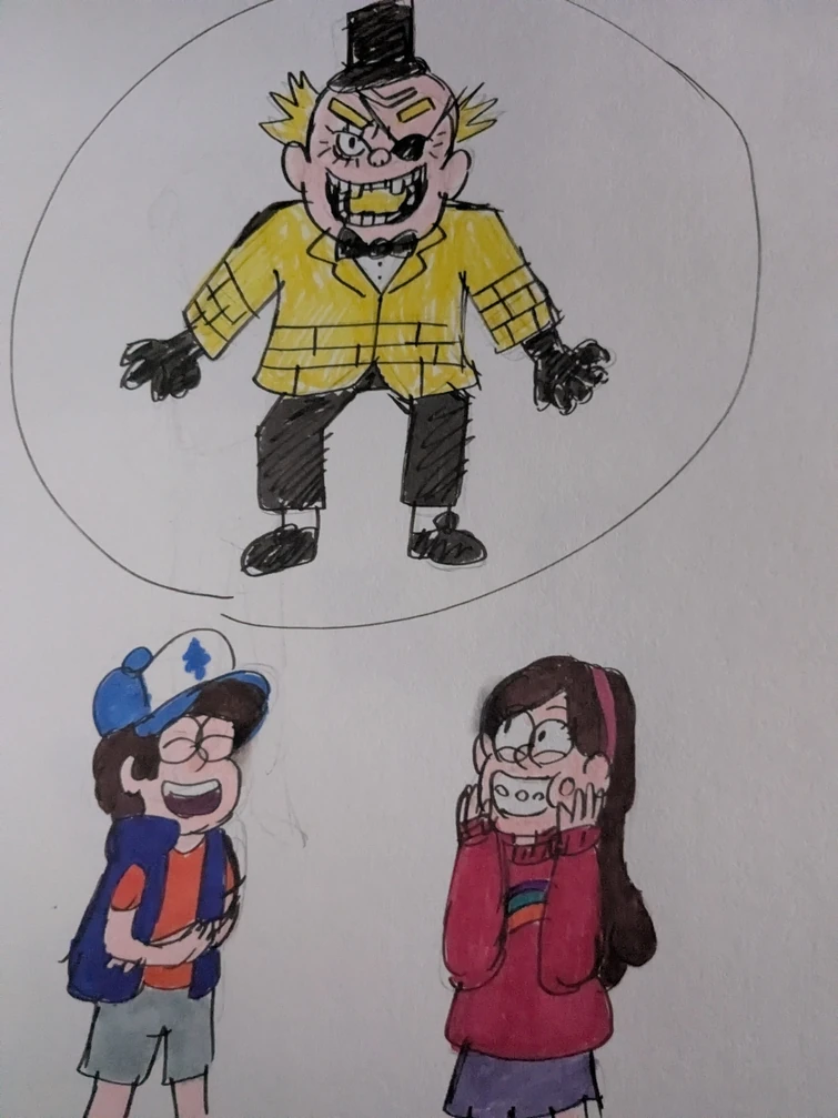 This is my human canon design of bill cipher | Fandom