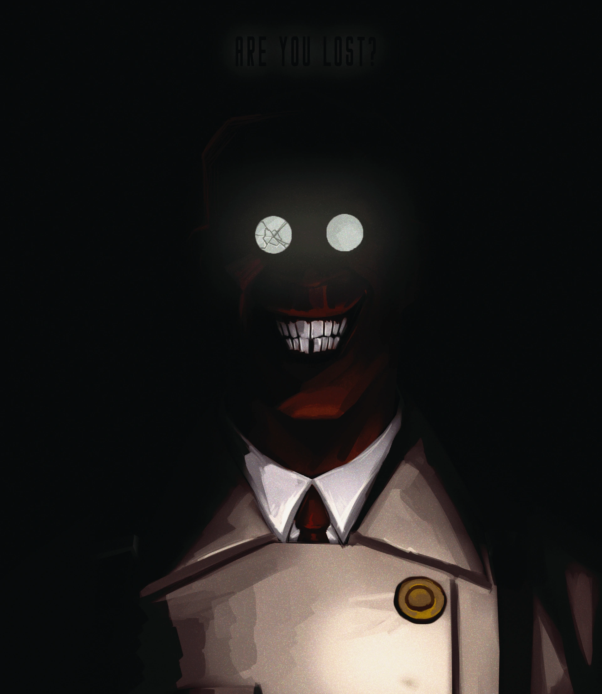 Found this art of Medic tf2 that kinda looks like REDACTED mastery ...