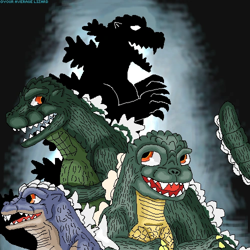 random godzilla junior art i made | Fandom