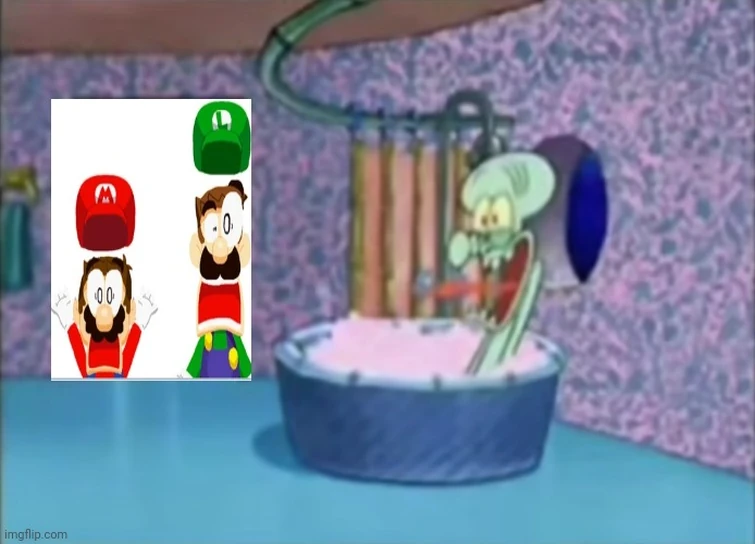 Mario Luigi Squidward SpongeBob Scream | Fandom