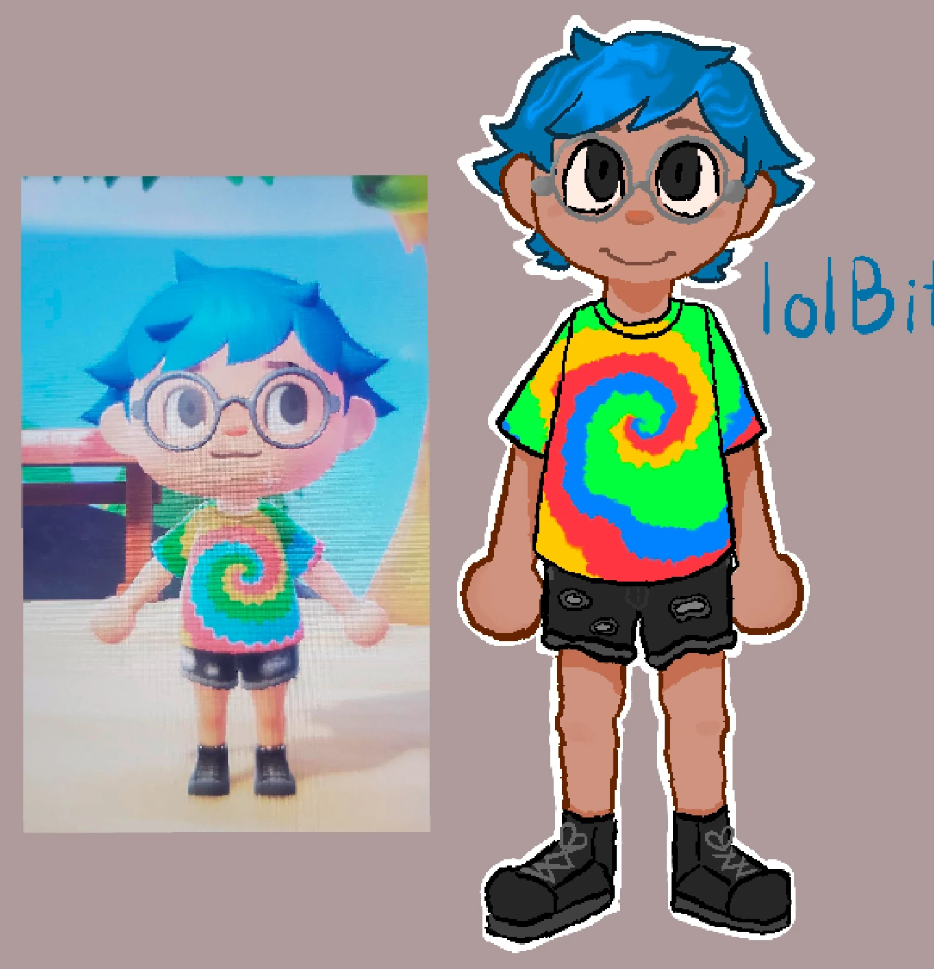 Drawing of my acnh character | Fandom