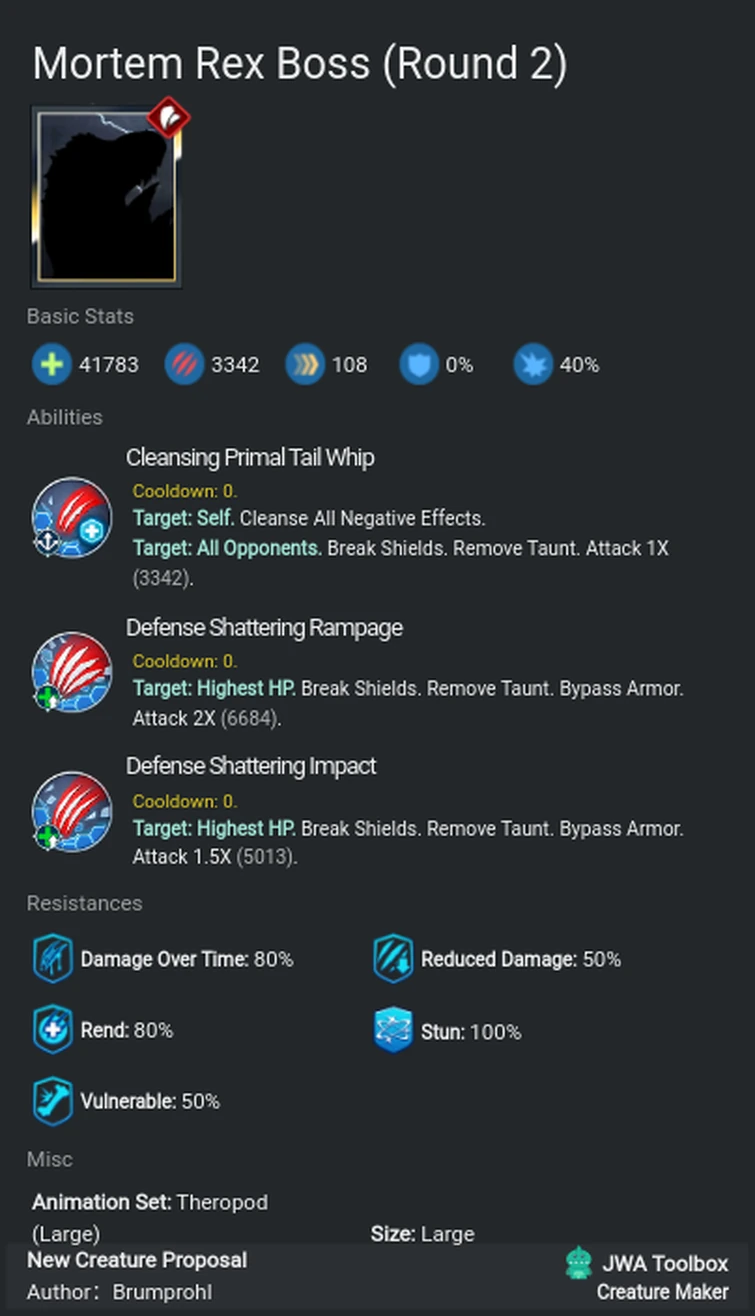 I made the Mortem Rex boss in Paleo.GG | Fandom