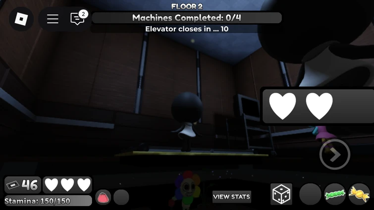 If you glitch the camera through the floor in the elevator you can see ...
