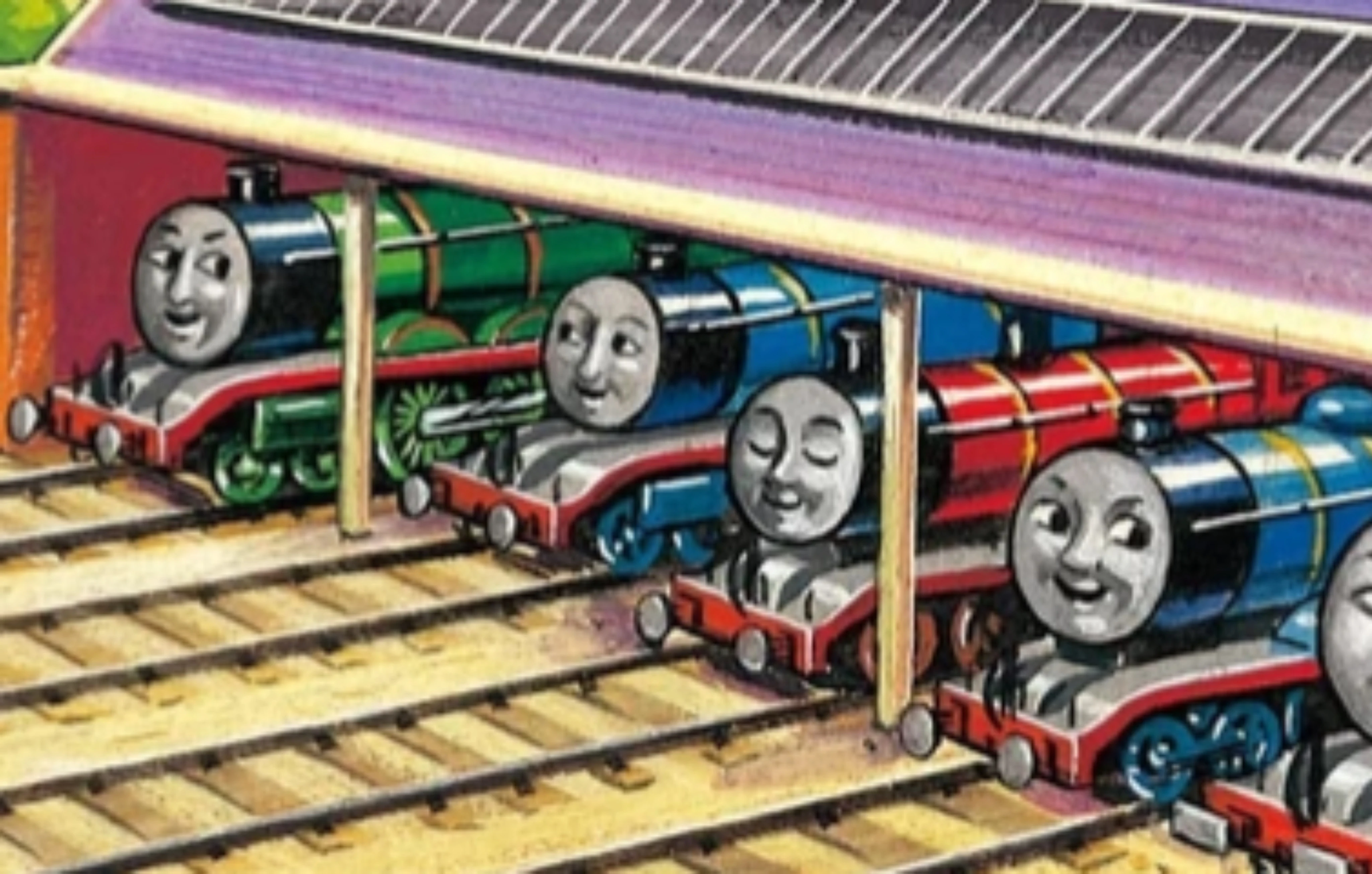 What’s your headcanon for the four loaned engines in Edward’s Day Out ...