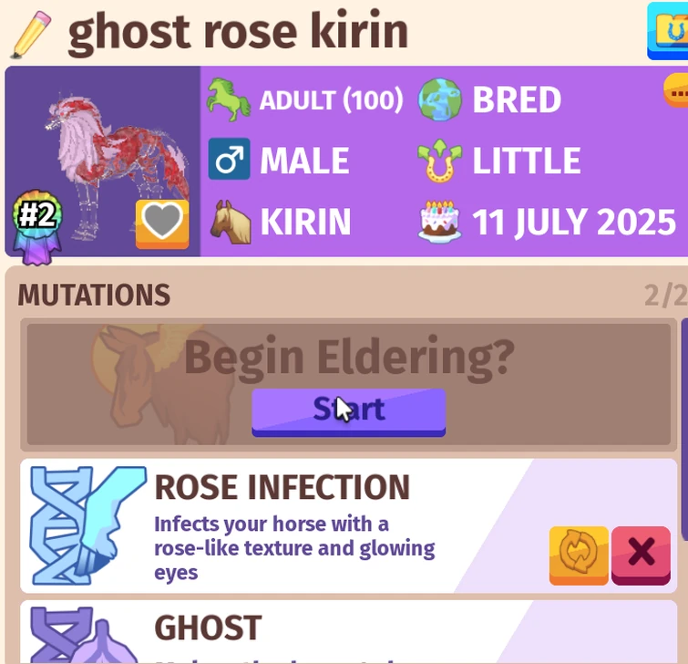 t/s rose infected ghost kirin | Fandom