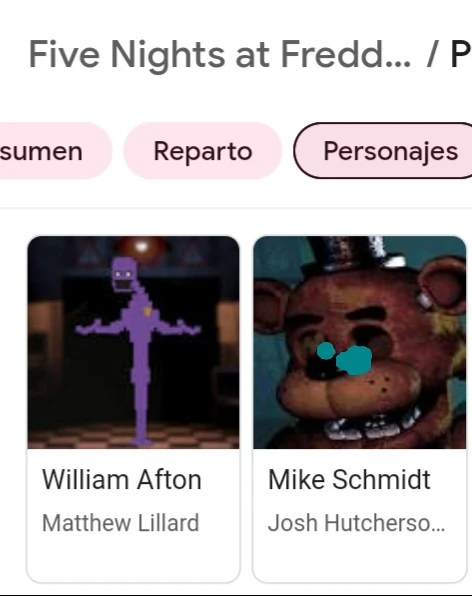 No sabía que william afton y mike dentro de freddy eran actores... | Fandom