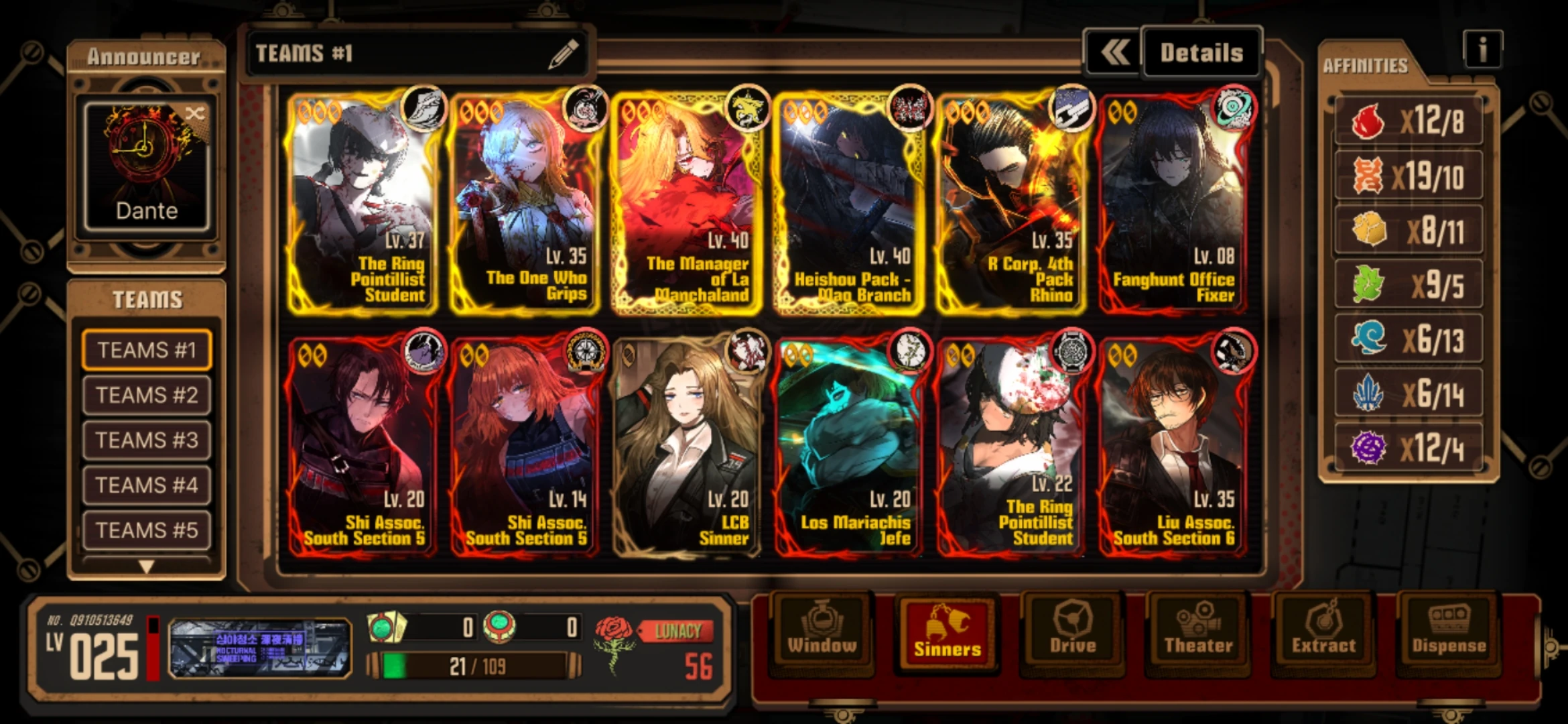 Hey limbus company fans!!!! What do you think of my team????? | Fandom