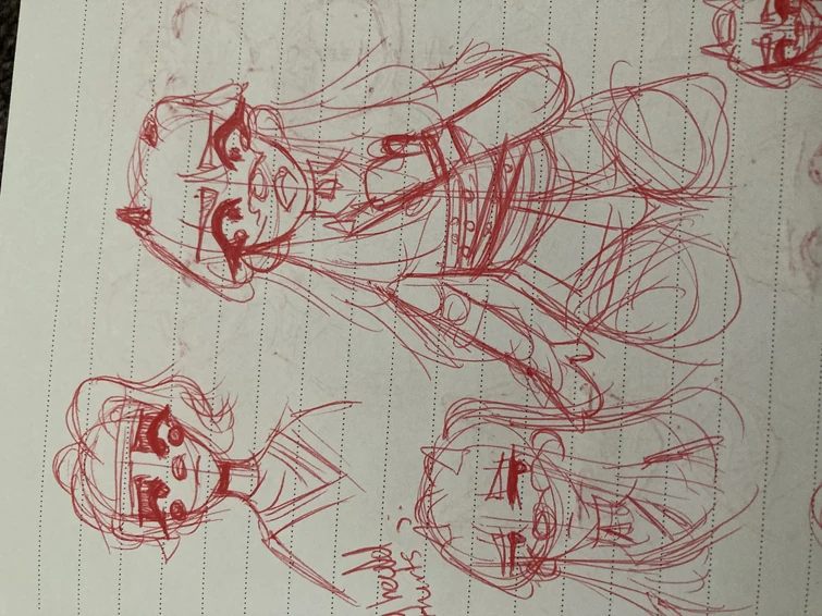 Harumi pen sketches | Fandom