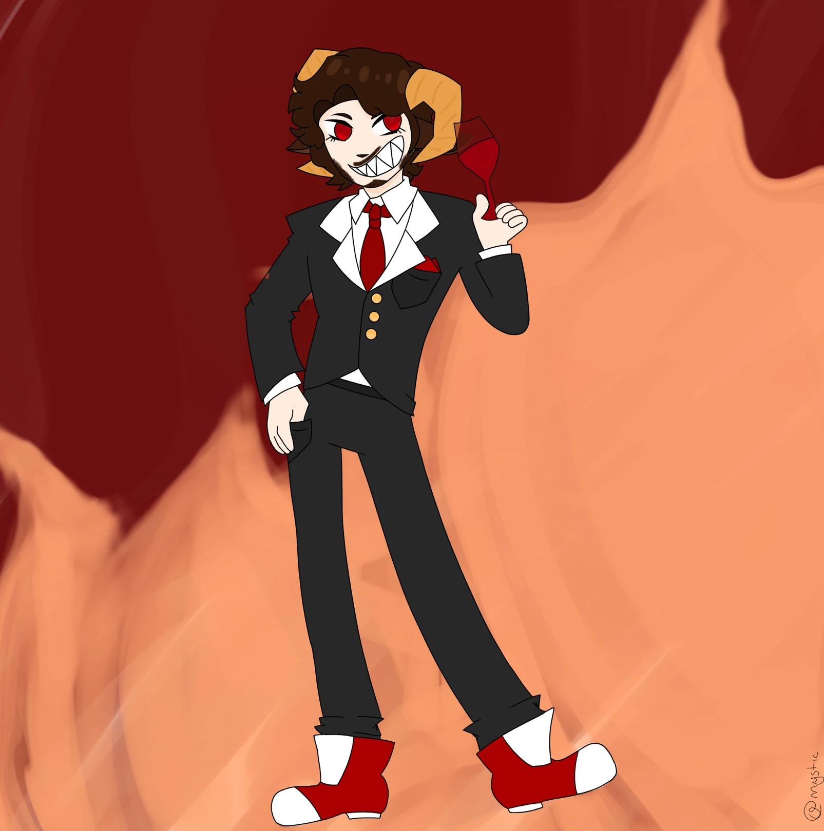 Here’s my favourite drawing I’ve done (Jschlatt) :D | Fandom