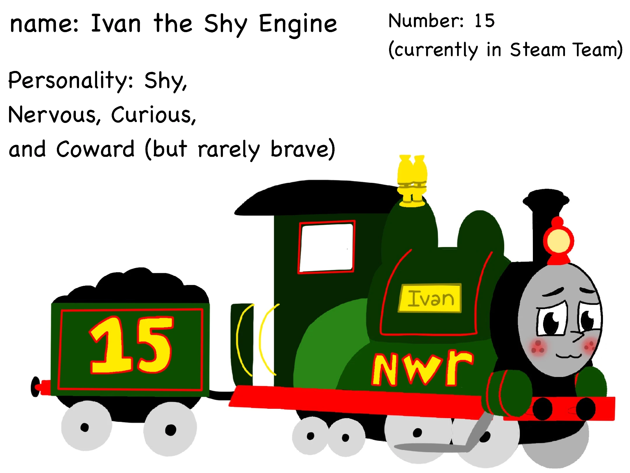 My Thomas OC: Ivan the Shy Engine! | Fandom