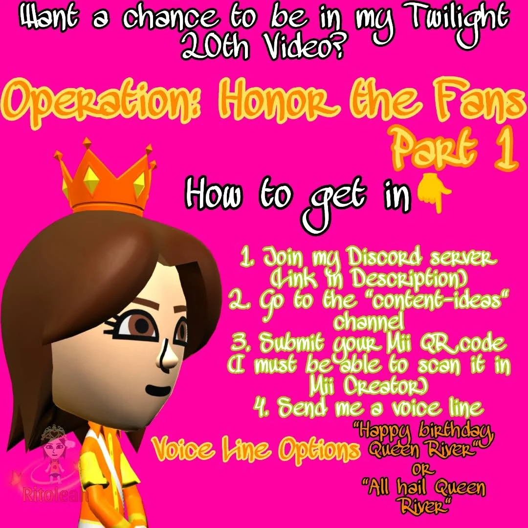 🌟👑COME JOIN THE BIGGEST MII COMMUNITY COLLABORATION TO COME👑🌟 | Fandom