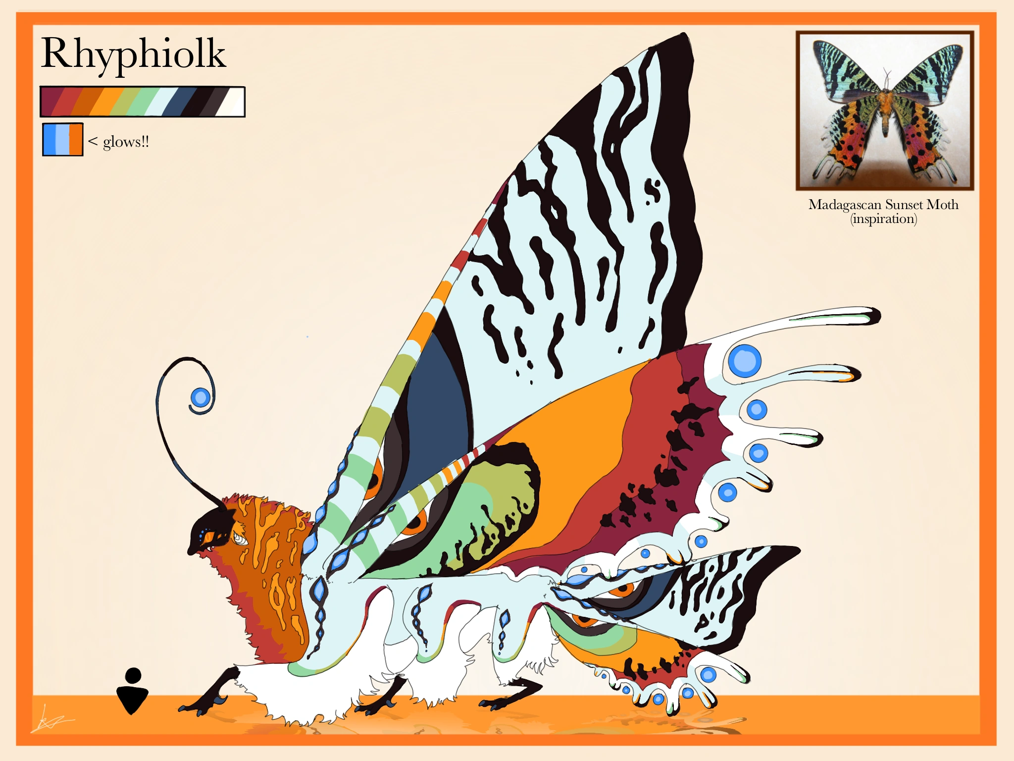 finished madagascan sunset moth creature!! | Fandom