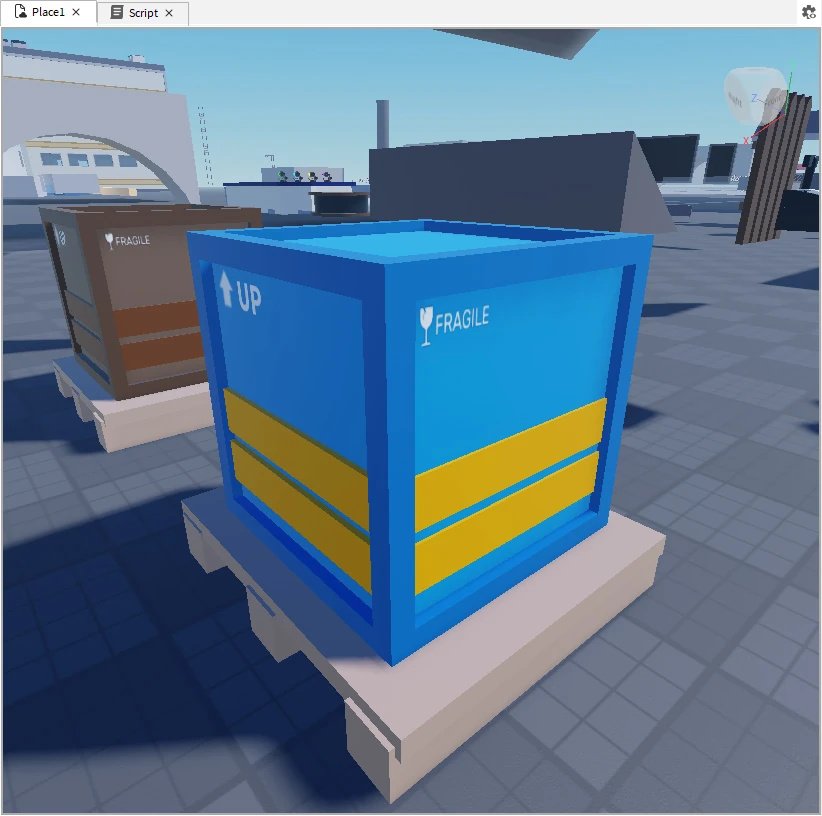 Fanmade blue crate | Fandom