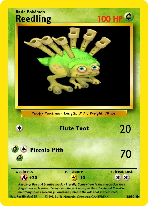 Reedling Pokémon card | Fandom
