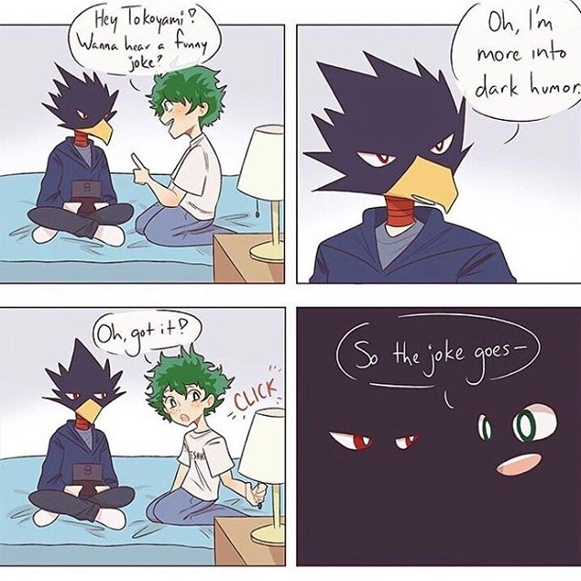 Tokoyami plz be more specific ??? | Fandom
