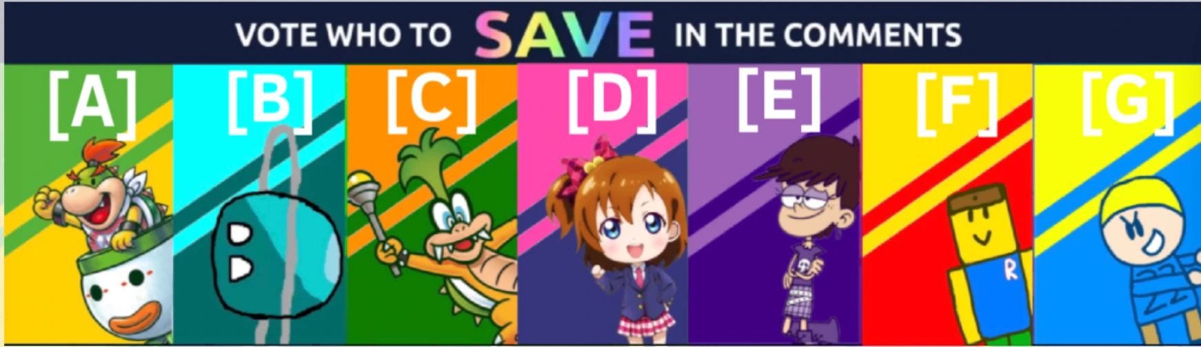 BFB voting screen but with us | Fandom