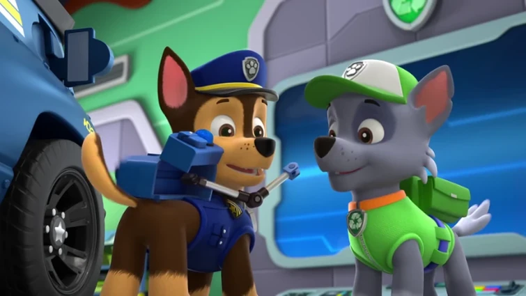 Paw Patrol got me on the edge of my feet waiting for Zuma to appear in Rocky's Garage. | Fandom