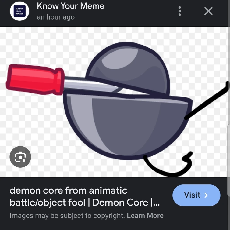 Demon core is in know your meme lmao | Fandom