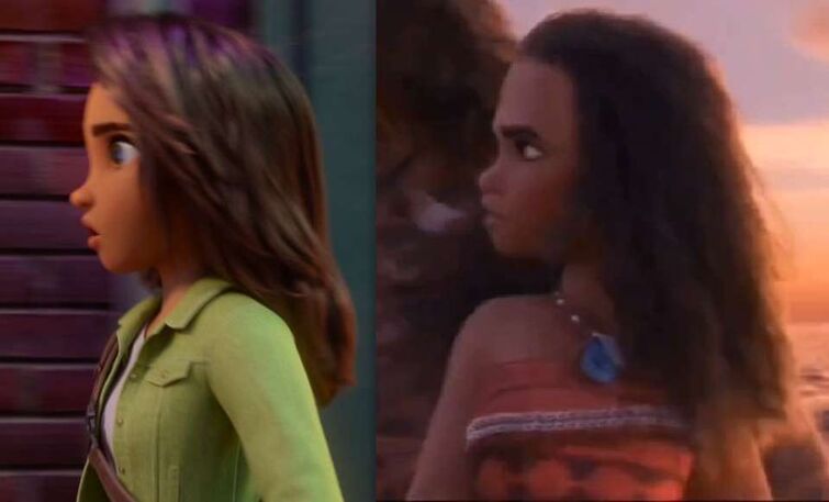 Cartoon Character Face Similarity: Moana & Sam Greenfield from luck ...