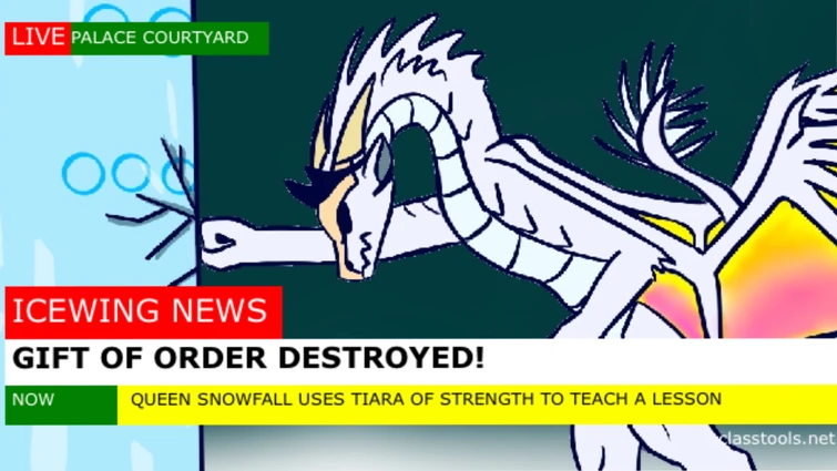 BREAKING NEWS - Queen Snowfall Smashes the Gift of Order to Bits ...