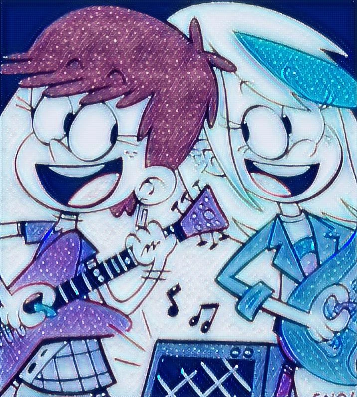 SaLuna artwork I made with my app💜💜💙💙 | Fandom