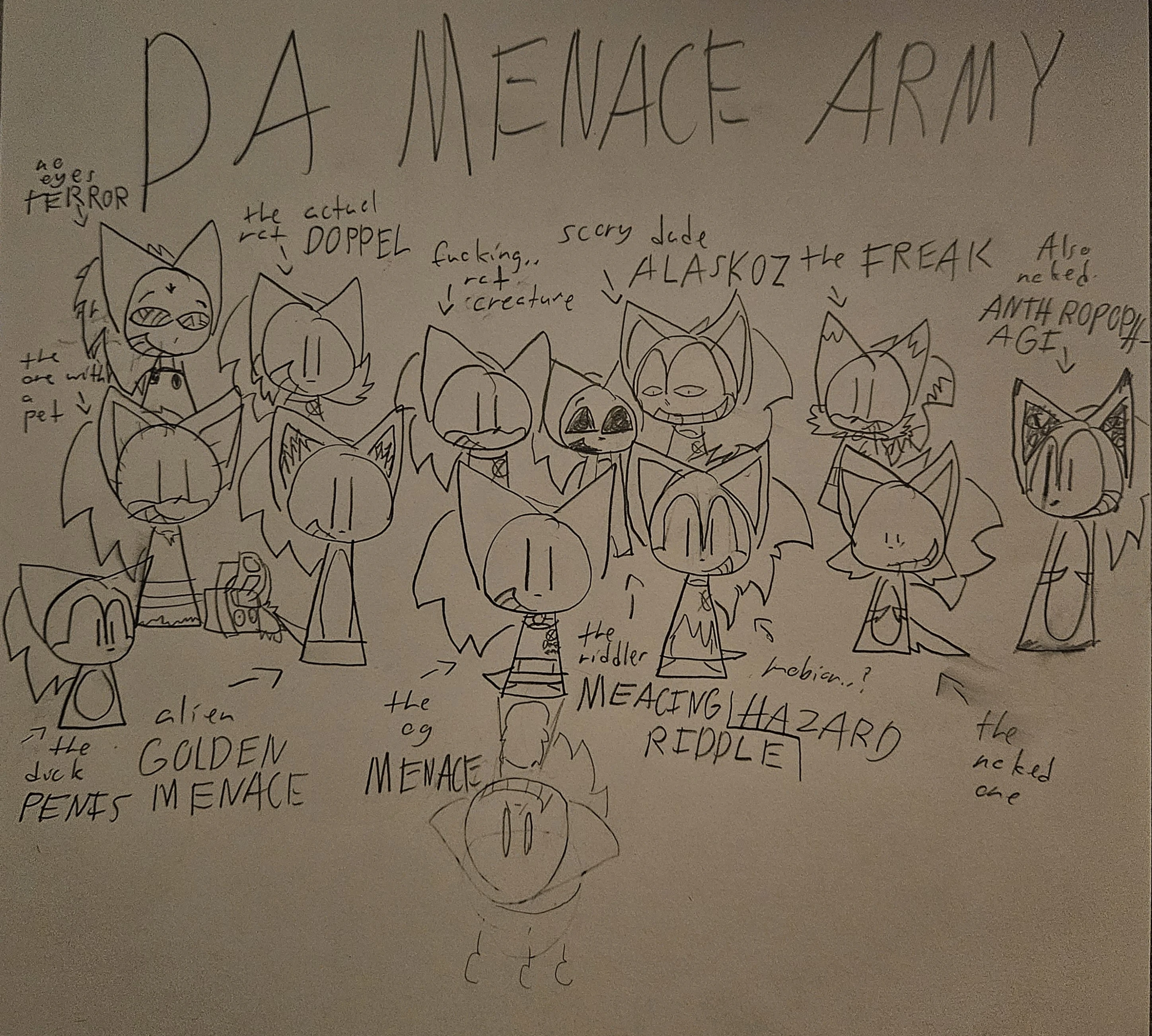 UPDATED MENACE ARMY PIC | Fandom