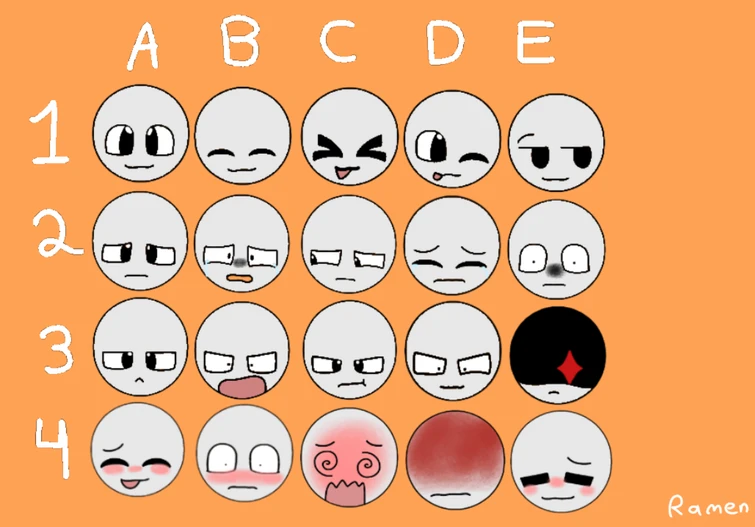 put MD characters with these expressions and let me draw it :D | Fandom