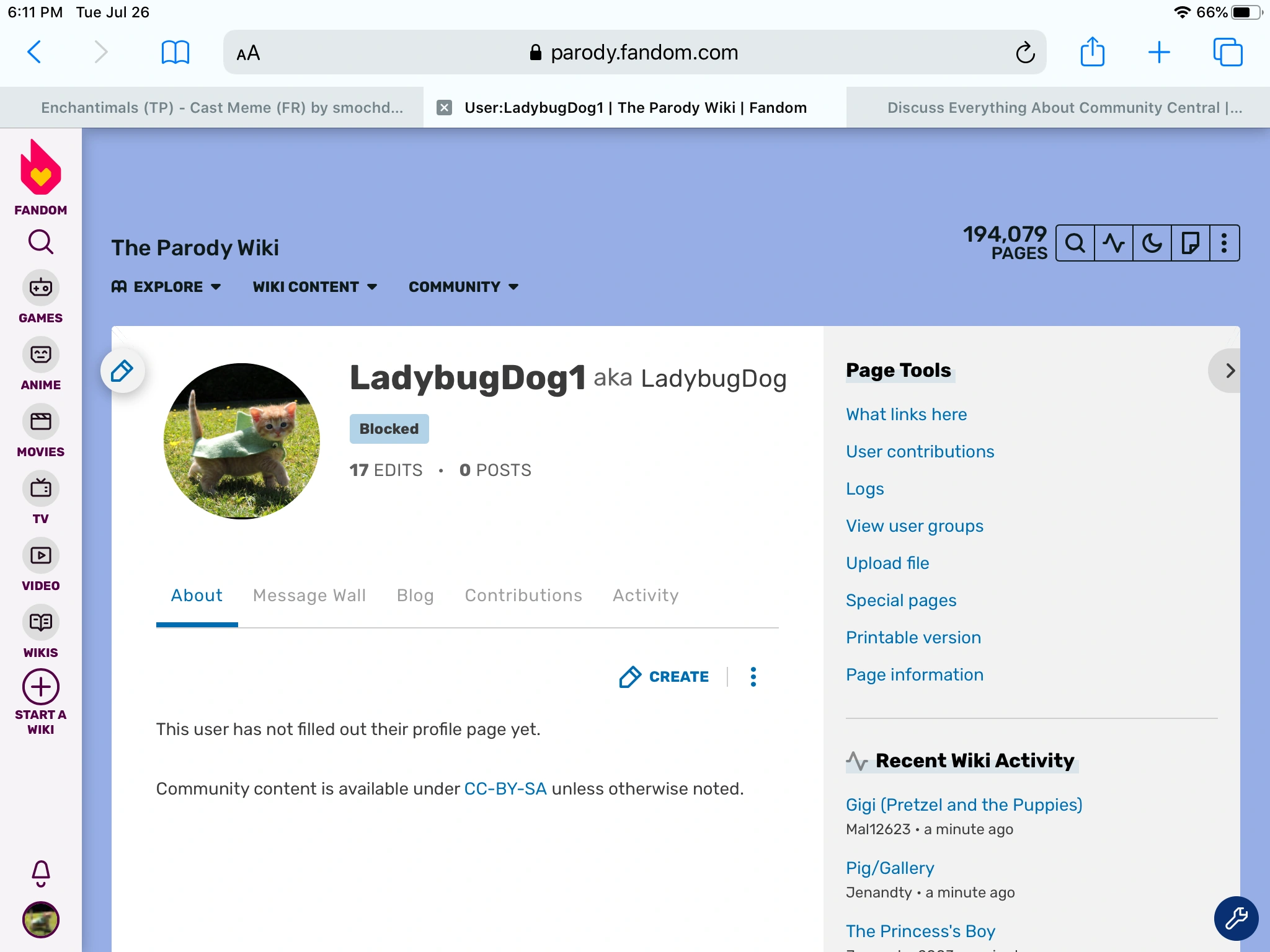 Is there an admin that can unblock me on this wiki? | Fandom