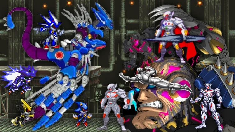 Composite Metal Sonic vs Composite Ultron sprite art! | Fandom