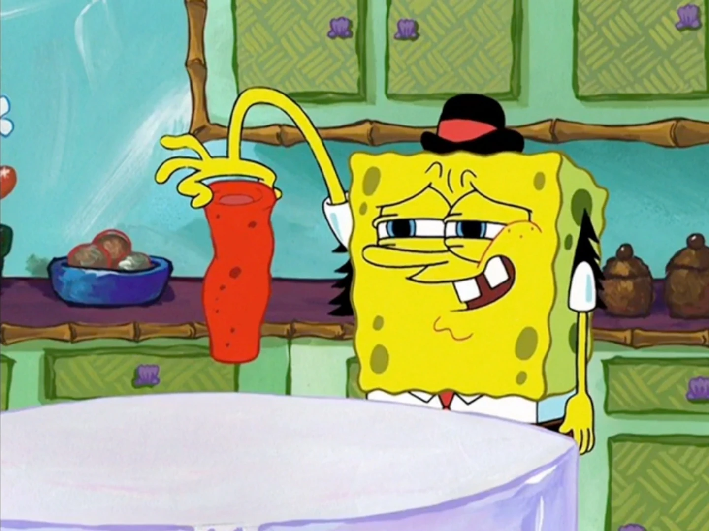 Anyone else remember the time SpongeBob had to eat a giant Taki when ...