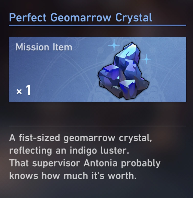 Perfect geomarrow crystal | Fandom