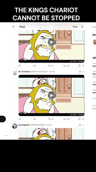 THE KING'S CHARIOT WILL NOT BE STOPPED | Fandom