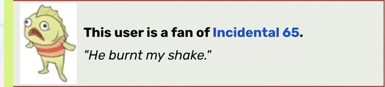 Incidental 65 template | Fandom