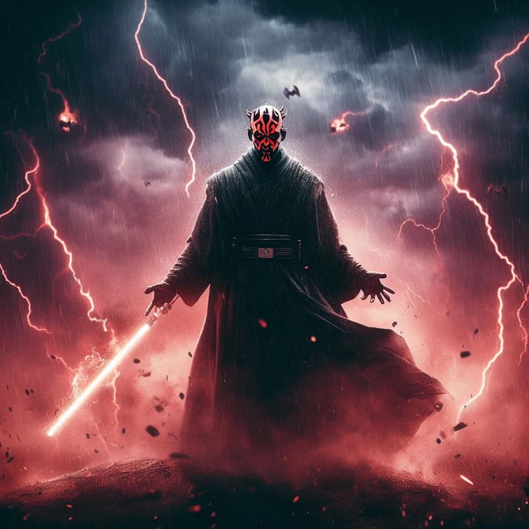 Darth Maul Thunderstorm AI Art | Fandom