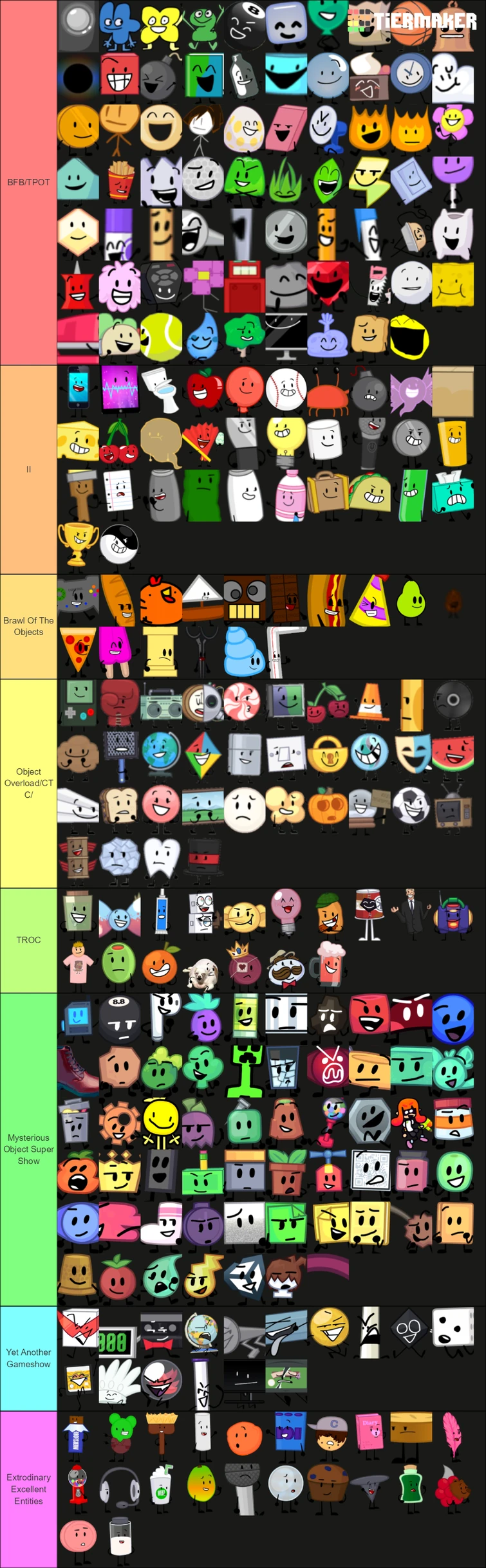 Ultimate Object Voting 1 | Fandom