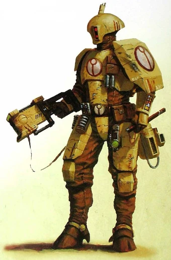 how to draw tau fire warrior