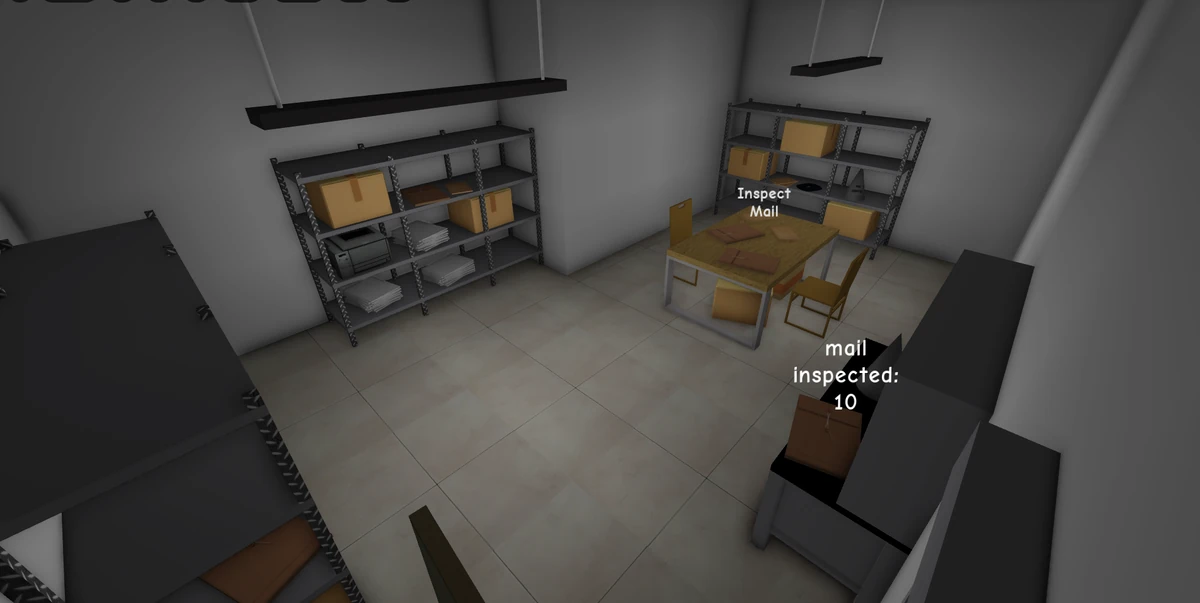 Mail Inspection Room | Da Amazing Bunker Simulator Wiki | Fandom