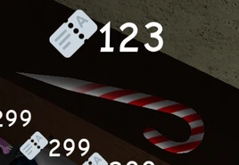 Sharpened candy cane | Da Amazing Bunker Simulator Wiki | Fandom