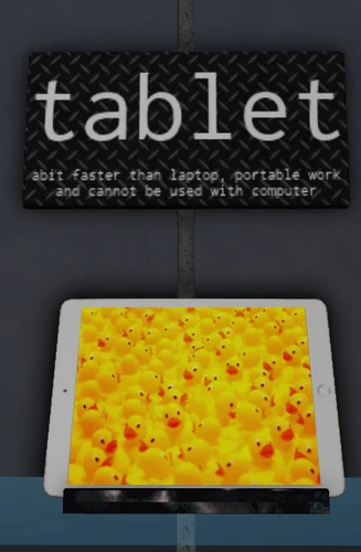 Tablet | Da Amazing Bunker Simulator Wiki | Fandom