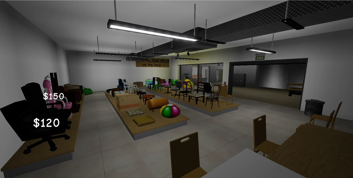 Generic Chair Shop | Da Amazing Bunker Simulator Wiki | Fandom